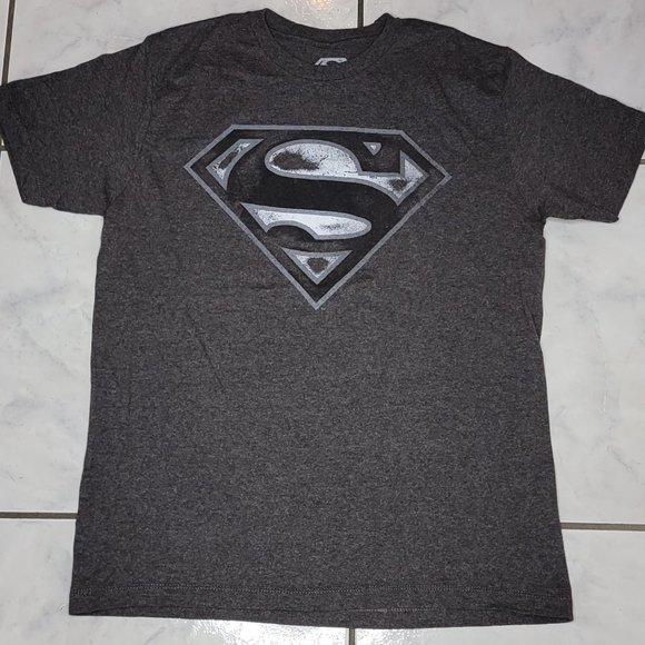 Shirts | Worn Once Gray Superman Logo | Poshmark